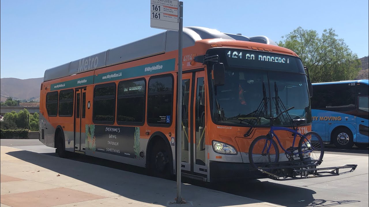 LACMTA 2016 New Flyer XN40 #4114 - YouTube