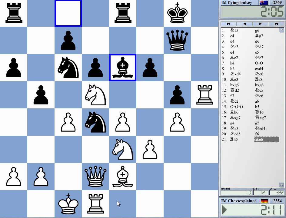 Blitz Chess #1266 with Live Comments Modern Defence - YouTube