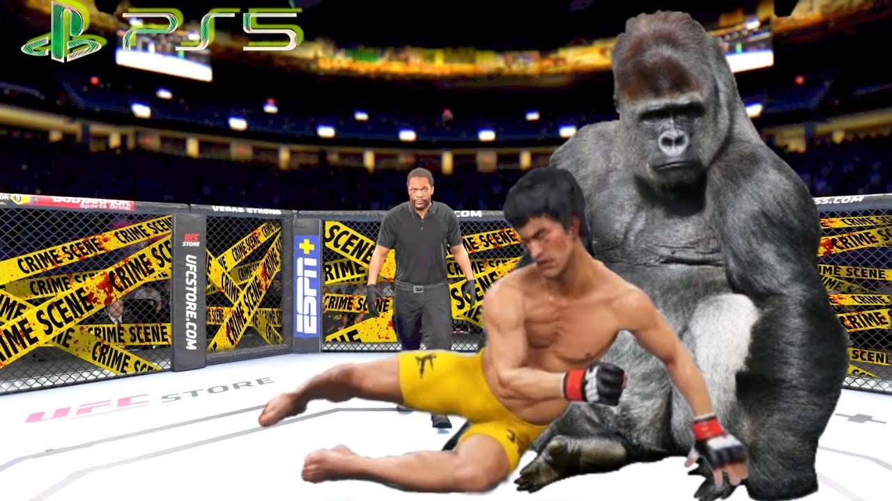 Ufc4 Bruce Lee Vs Gibon Ea Sports Ufc 4 Youtube