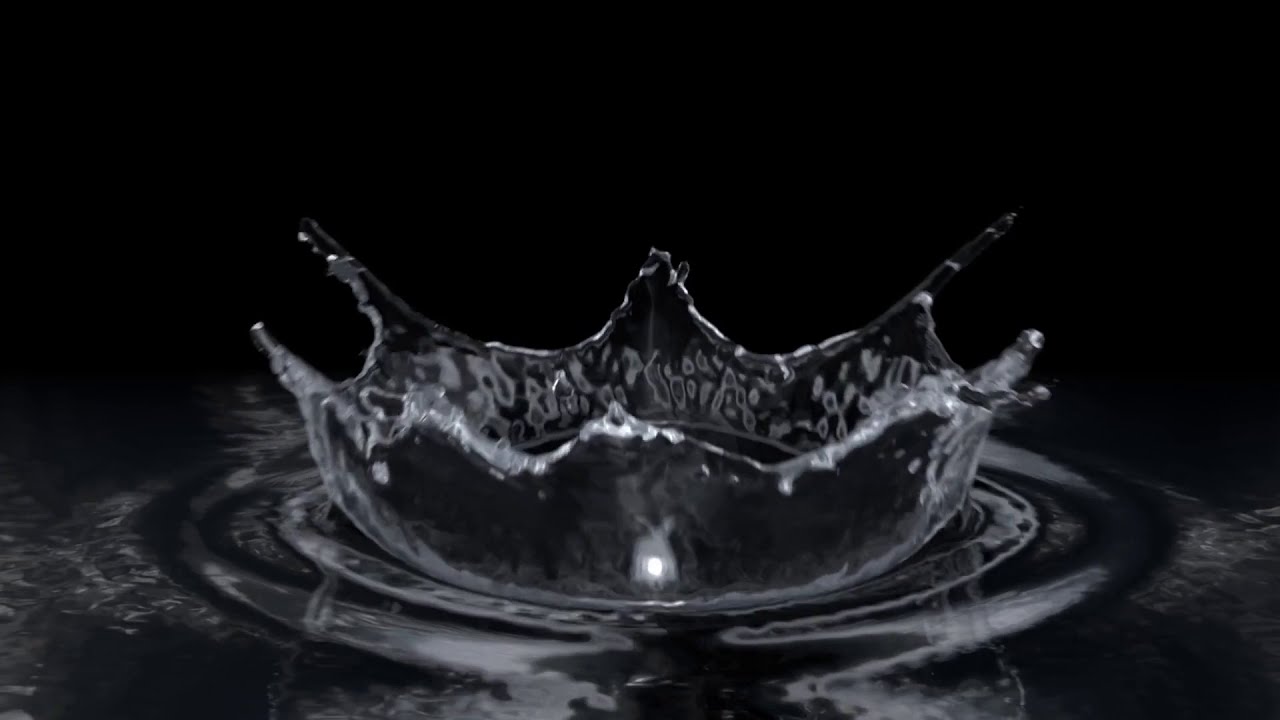 Water Drop in Slow Motion Footage Video - YouTube
