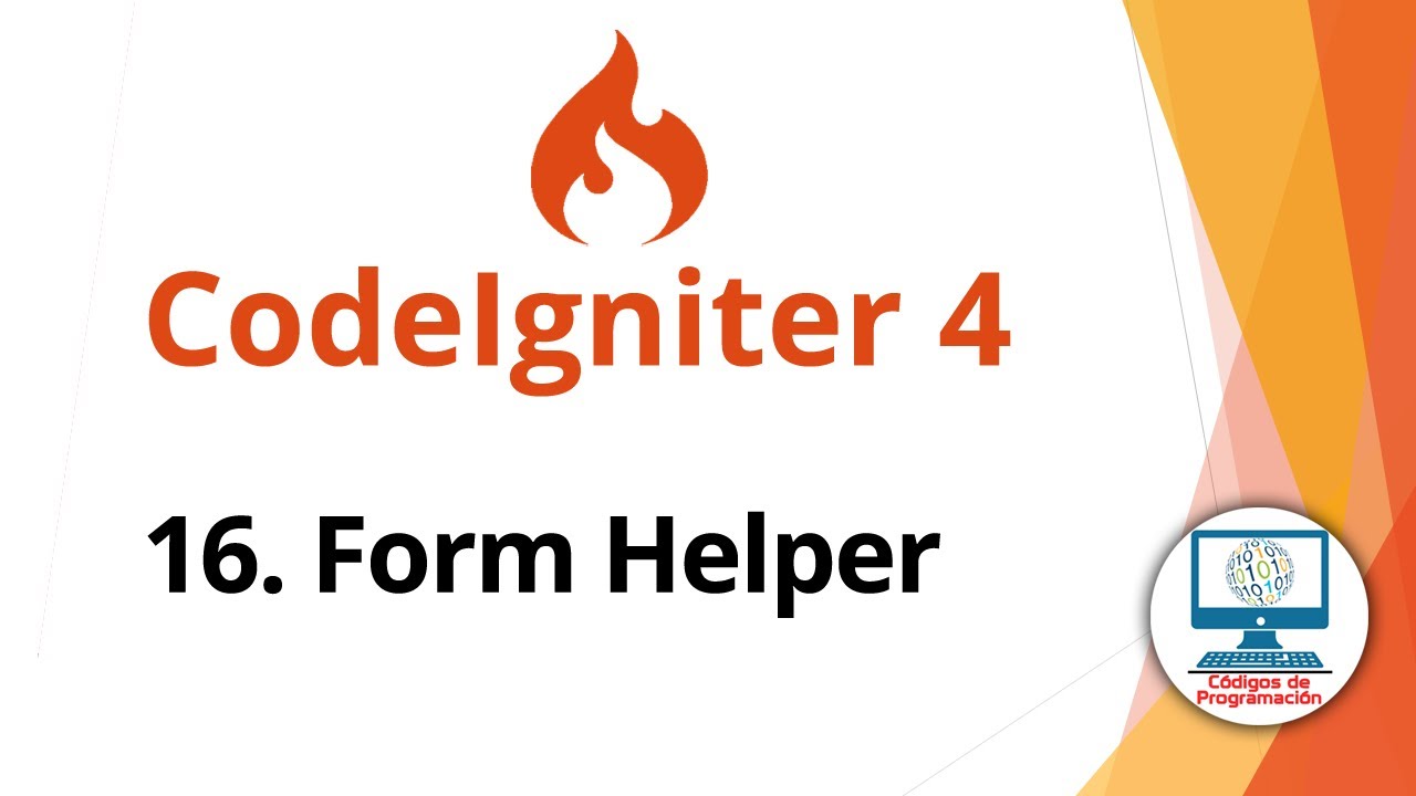 Curso CodeIgniter 4 | Crear formularios - YouTube