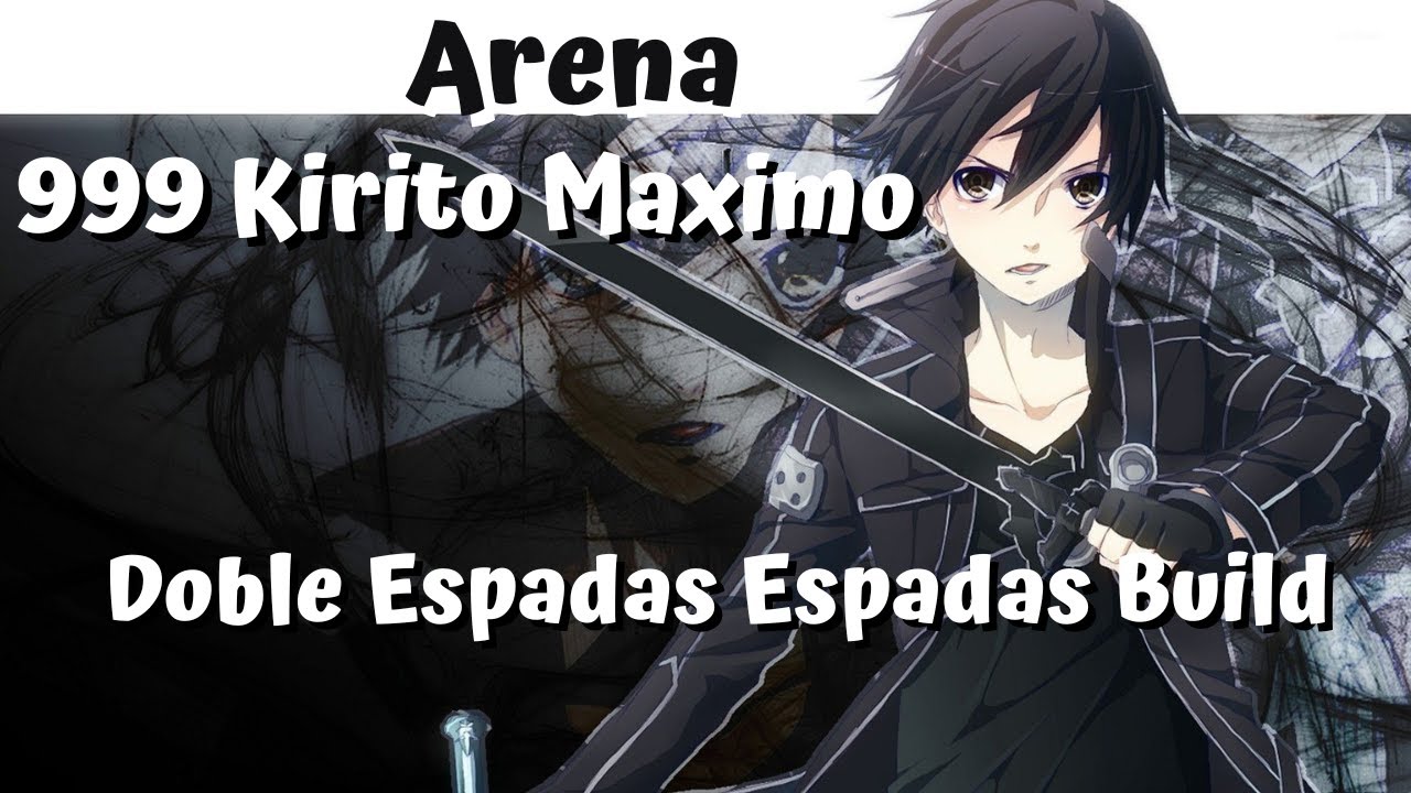 Sword Art Online Alicization Lycoris Kirito Maximo Nivel 999 Build Para ...