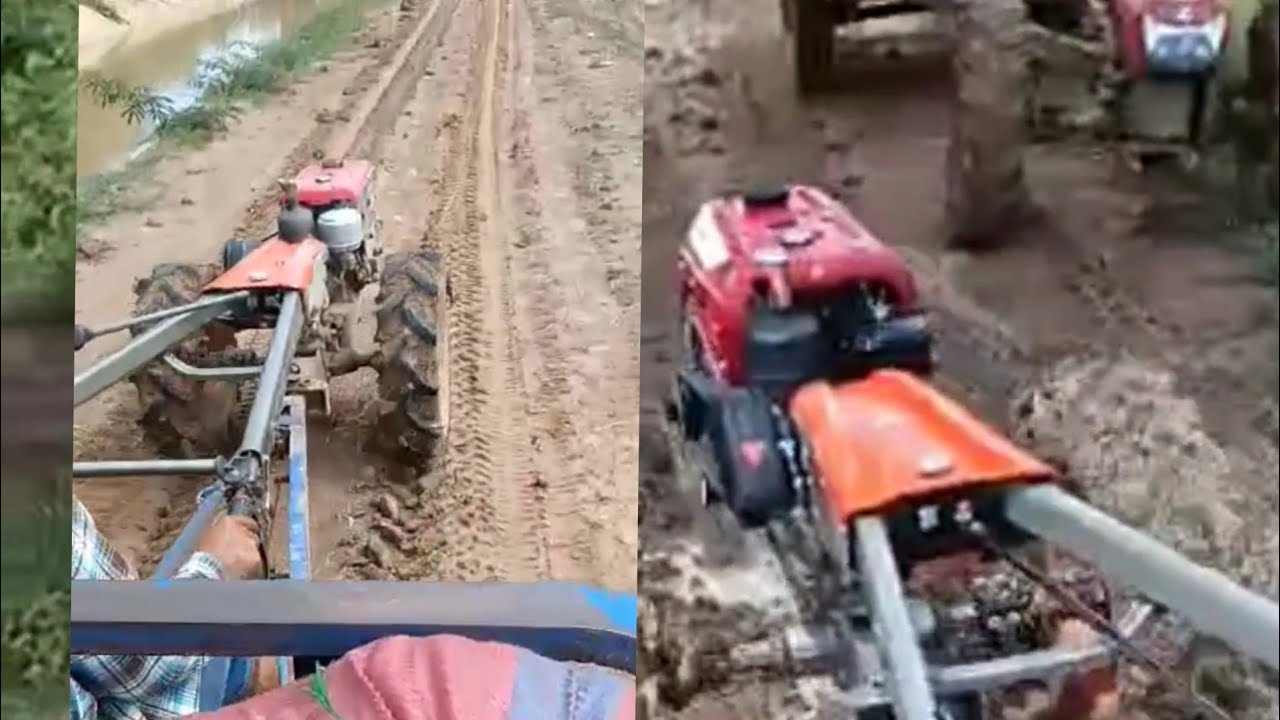 Yanmar TF 150 vs TF120 ដឹកស្រូវកាត់ភក់ 🌾🌾🌾🙏👉🔔 - YouTube