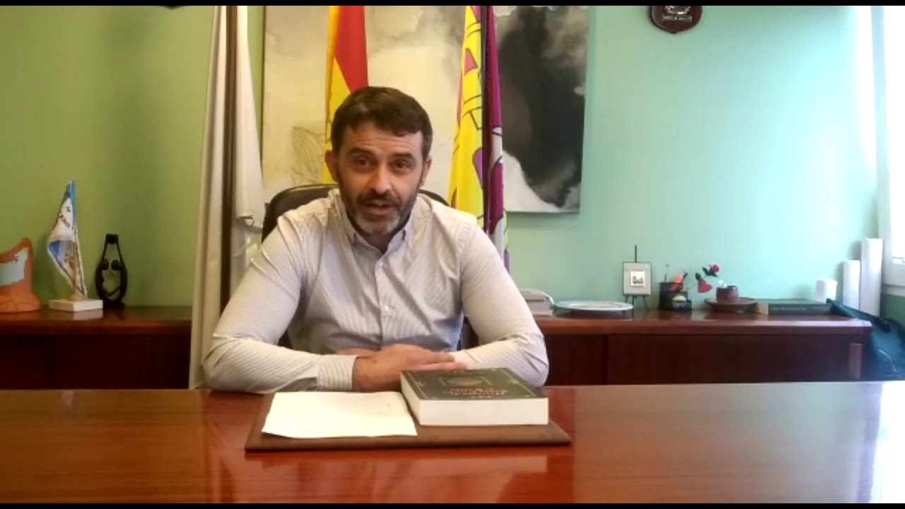 O Alcalde, David Barbeira, Informa do Número de Contaxiados en Santa ...