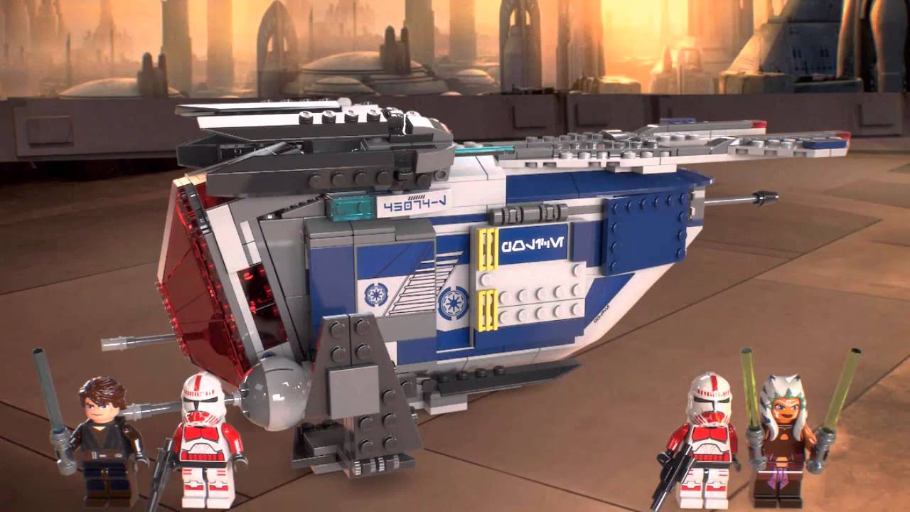 LEGO Corusant Police Gunship - YouTube
