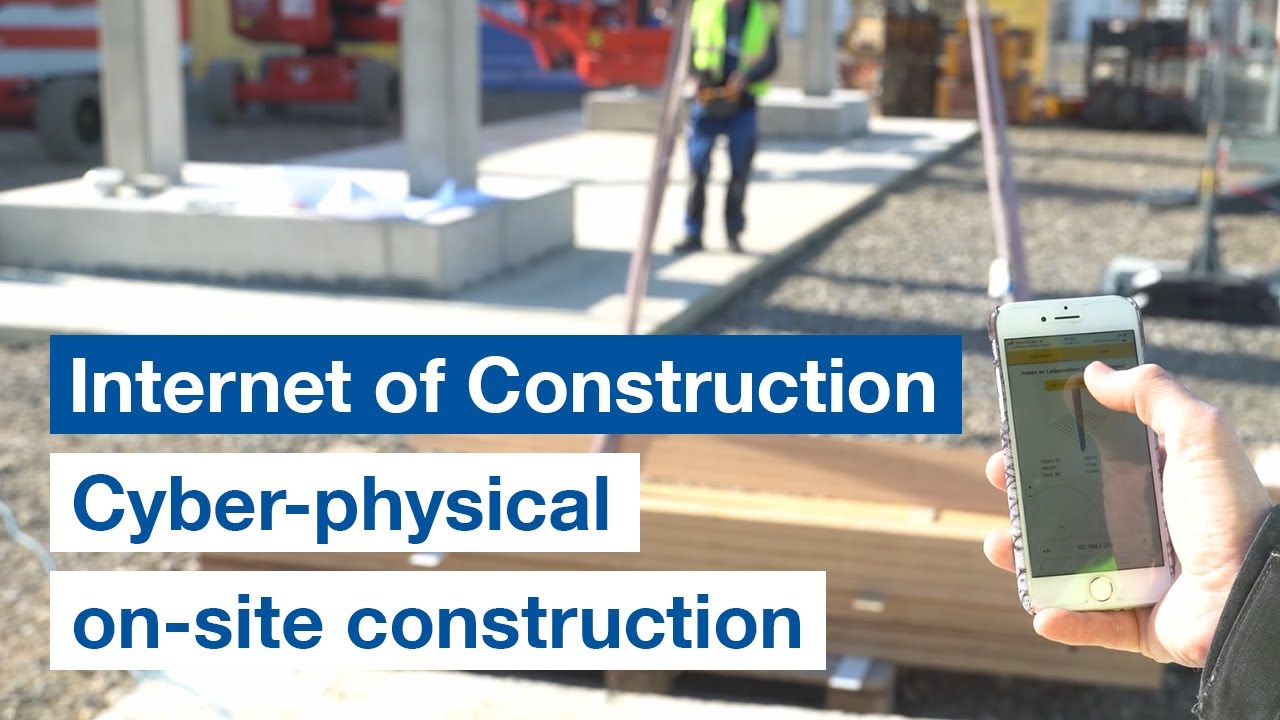 Internet of Construction - Cyber-physical on-site construction - YouTube