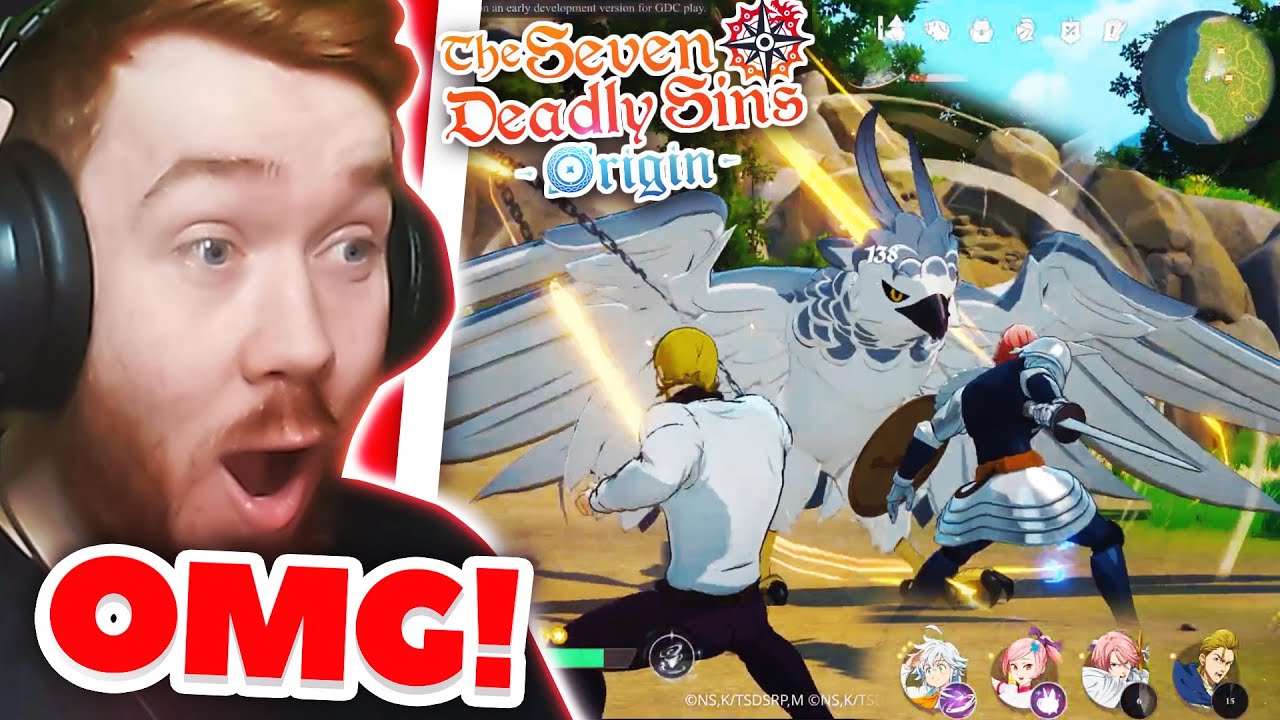 *NEW* 7DS: ORIGIN GAMEPLAY TRAILER REACTION! BETTER THAN GENSHIN IMPACT ...