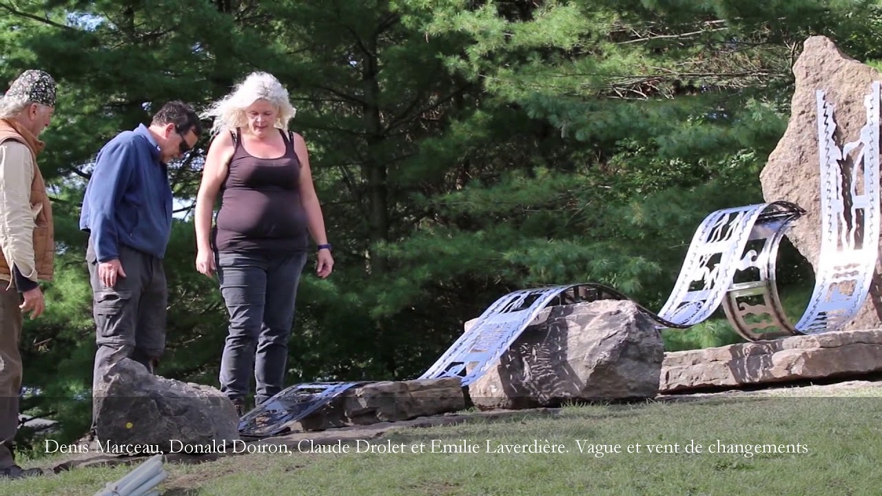 Vague et vent de changements - Artiste Denis Marceau - YouTube