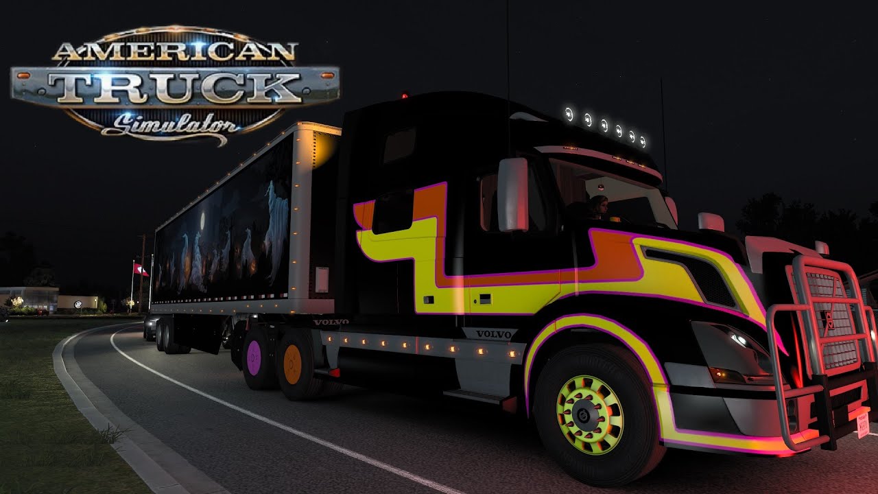 ATS ไทย Halloween Treat 2/13 วิ่งกลางคืน Midnight Transport 2,098 mi - YouTube