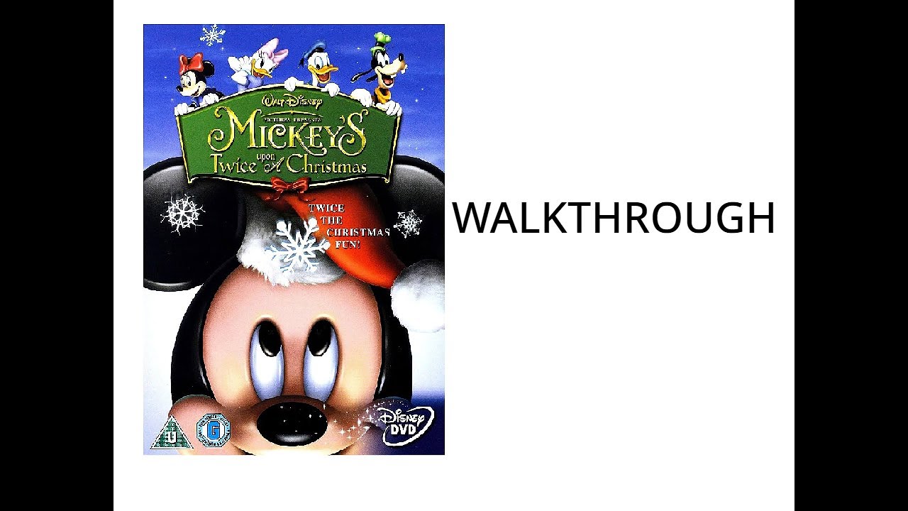 Mickey's Twice Upon A Christmas (2004) UK DVD Menu Walkthrough - YouTube