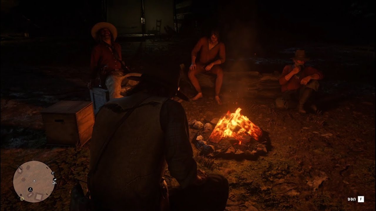 Day 35 ASMR Relaxing by Campfire - Red Dead 2 - YouTube