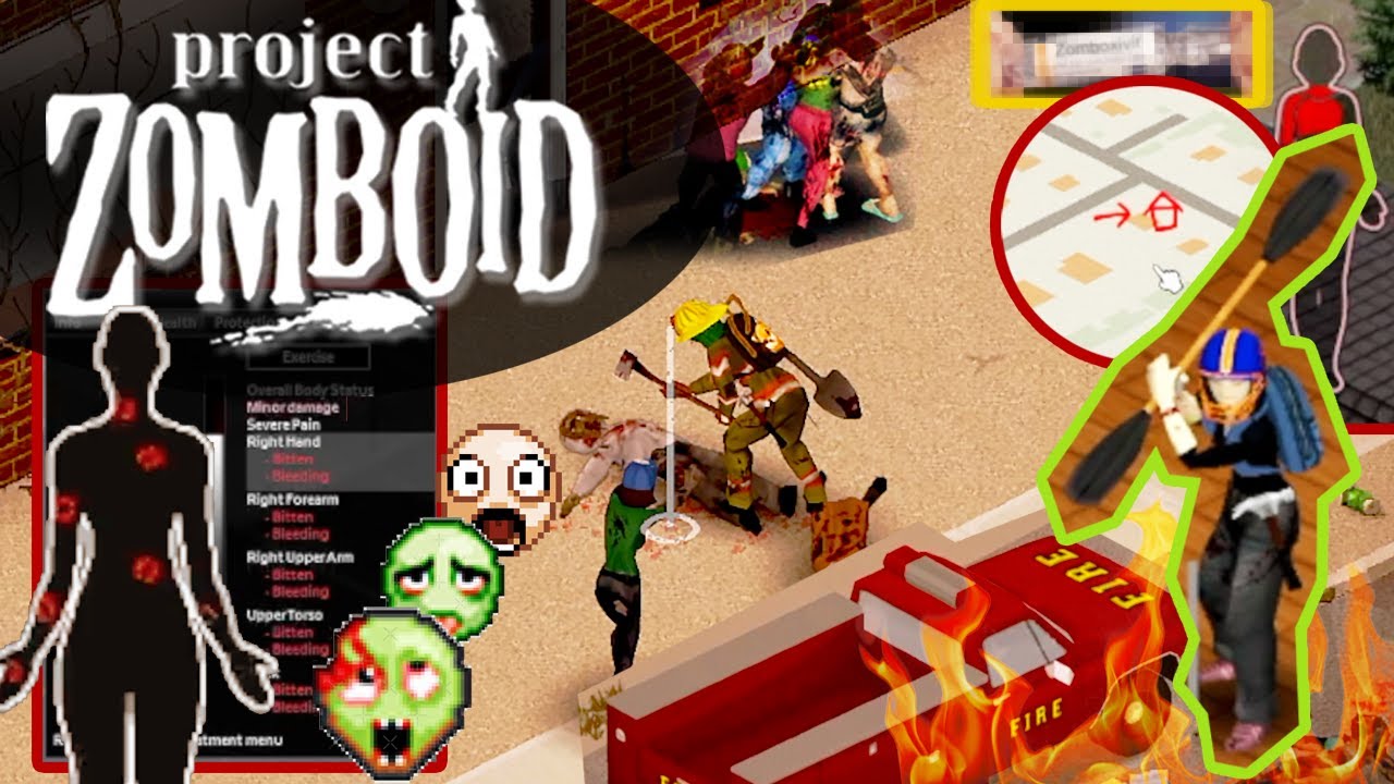 will i survive the journey home?? | Project Zomboid - YouTube