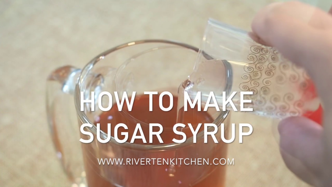 Homemade Sugar Syrup - YouTube