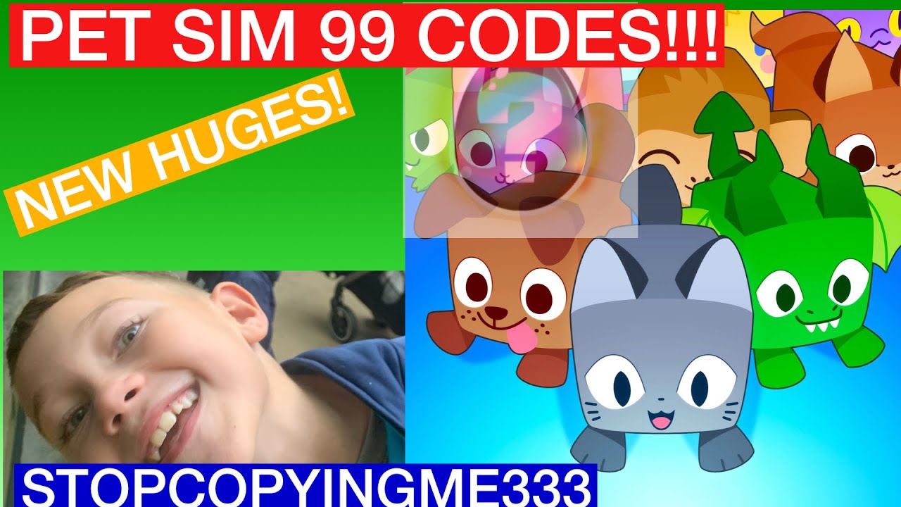 Nathan redeems codes for Pet Sim 99 - YouTube