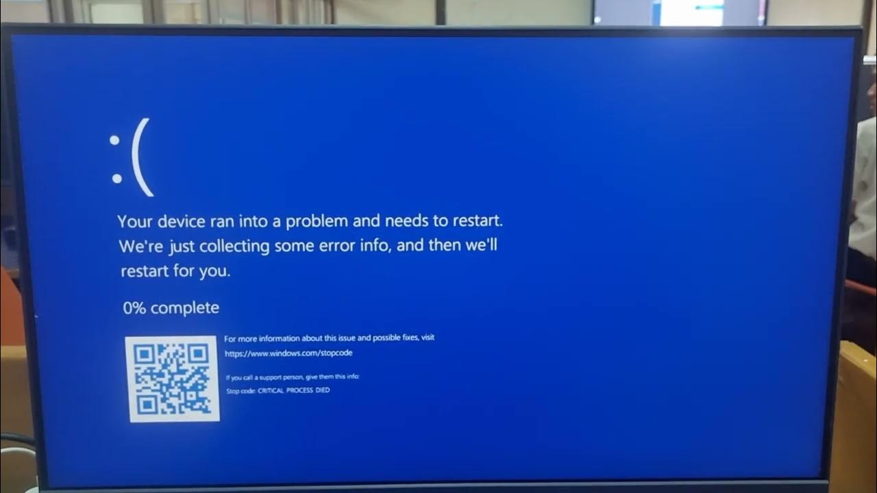 Lazada TH has BSOD (Computer Lab) - YouTube