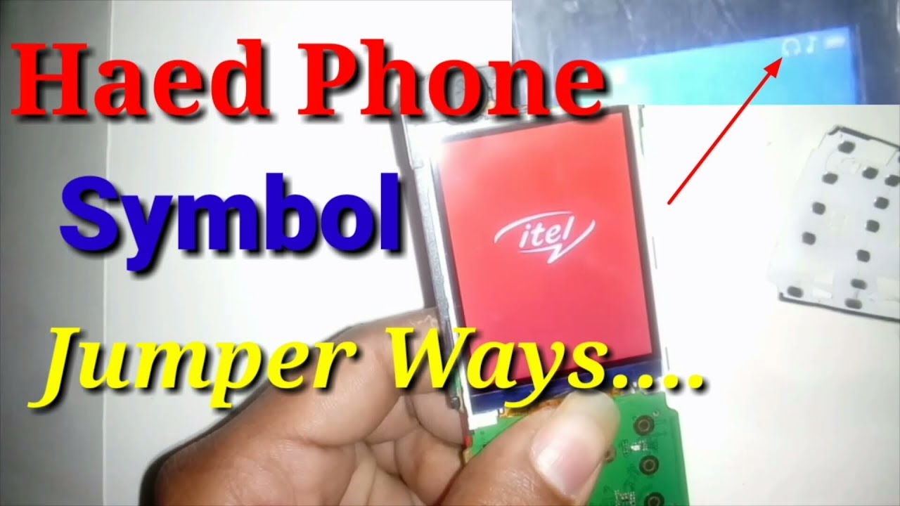 itel Mobile Headphone Symbol Jumper Solution - YouTube