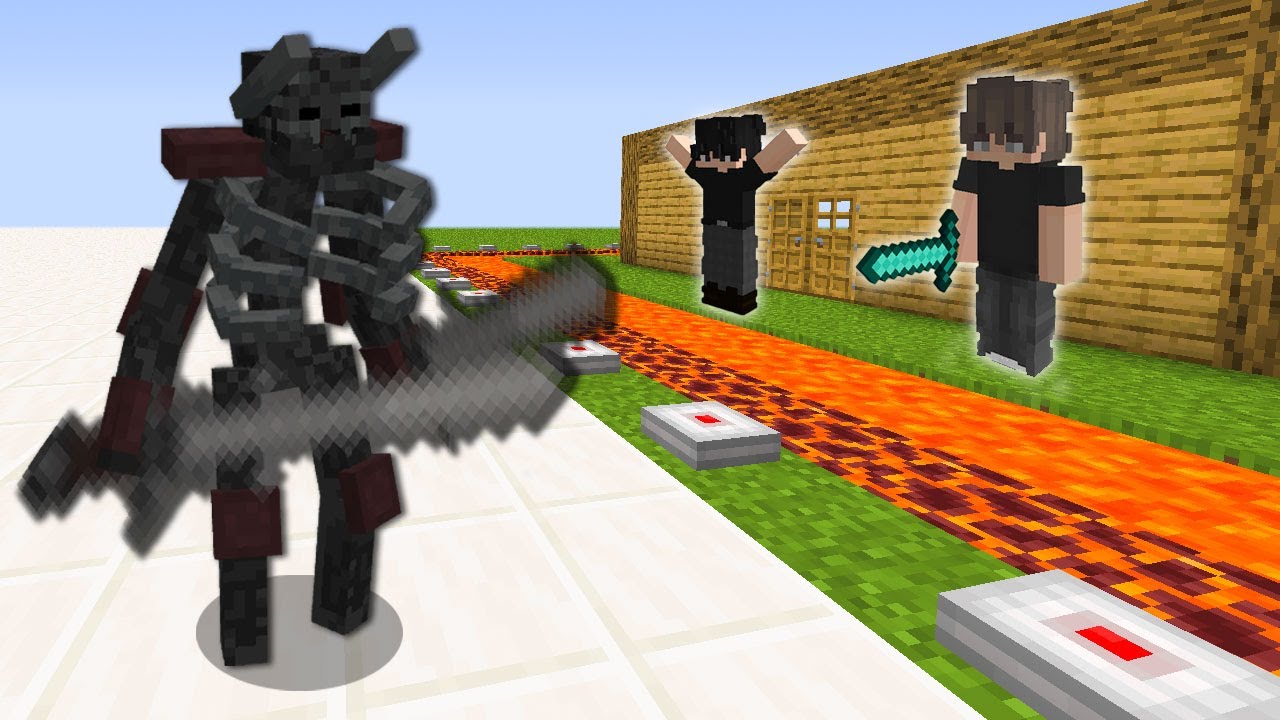 Mutant Wither Skeleton VS The Most Secure Minecraft House - YouTube