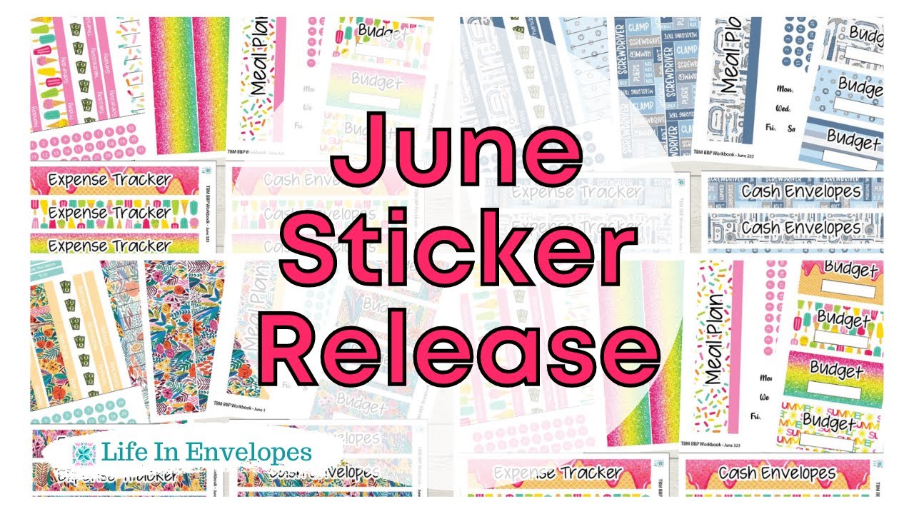 June Sticker Release / TBM BBP Stickers / EC Stickers / Erin Condren ...