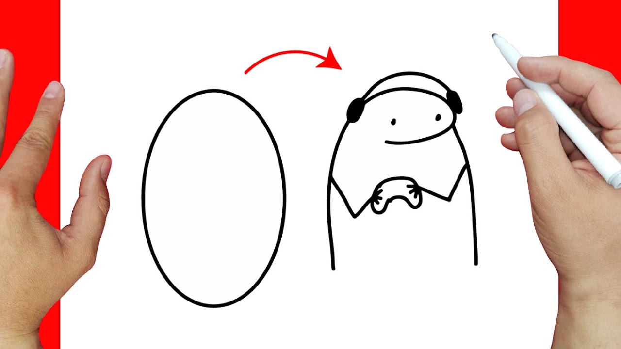 How to draw flork gamer step by step - YouTube