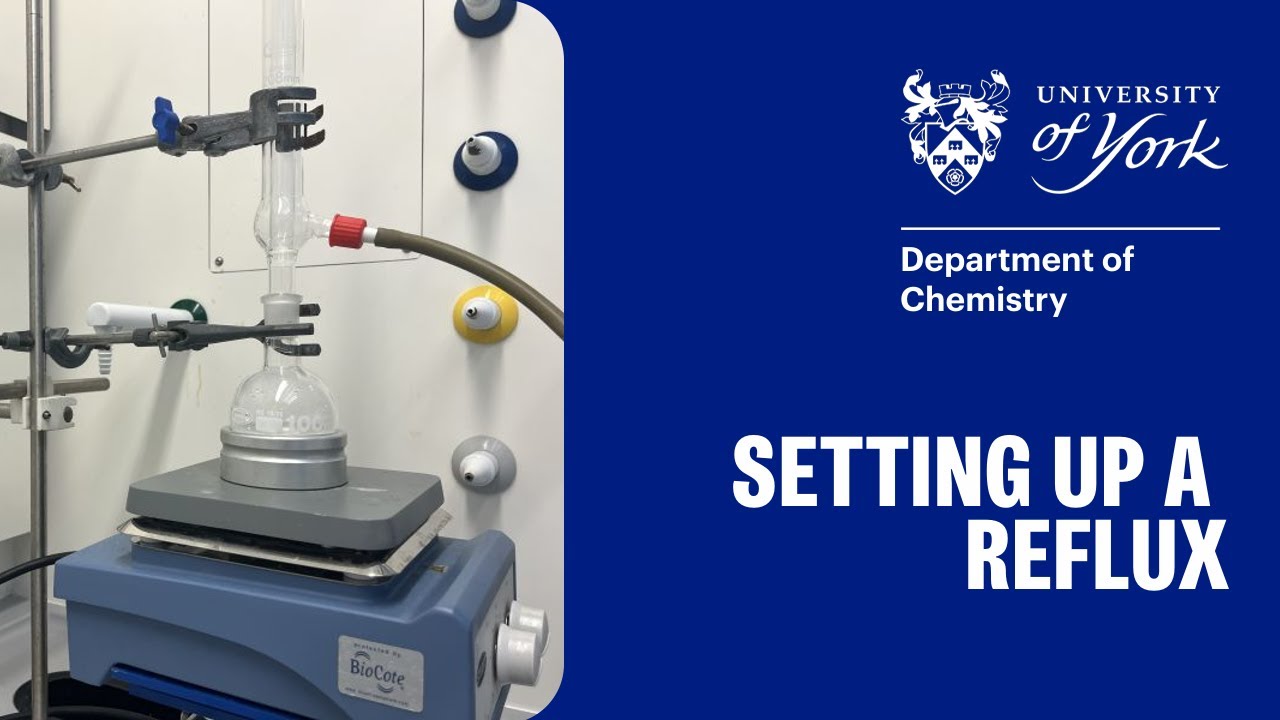Setting up and taking down reflux glassware - YouTube
