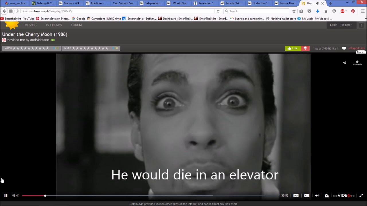 PRINCE LAST WORDS Under a REAL Cherry Moon! - YouTube