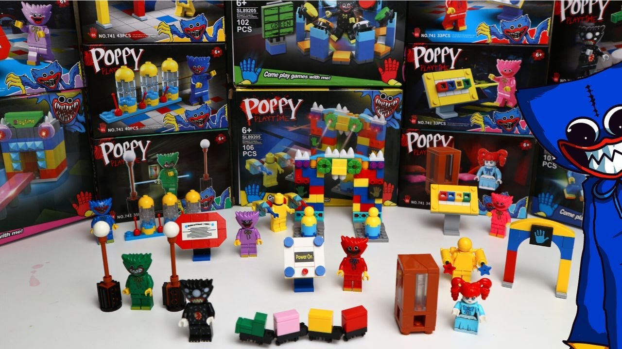Lego Huggy Wuggy Compilation! / My collection of Poppy Playtime ...