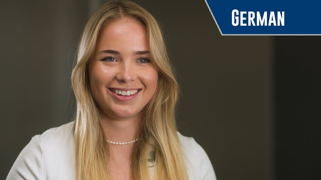 Menlo College | Elisa Lehmann '26 (German Version) - YouTube