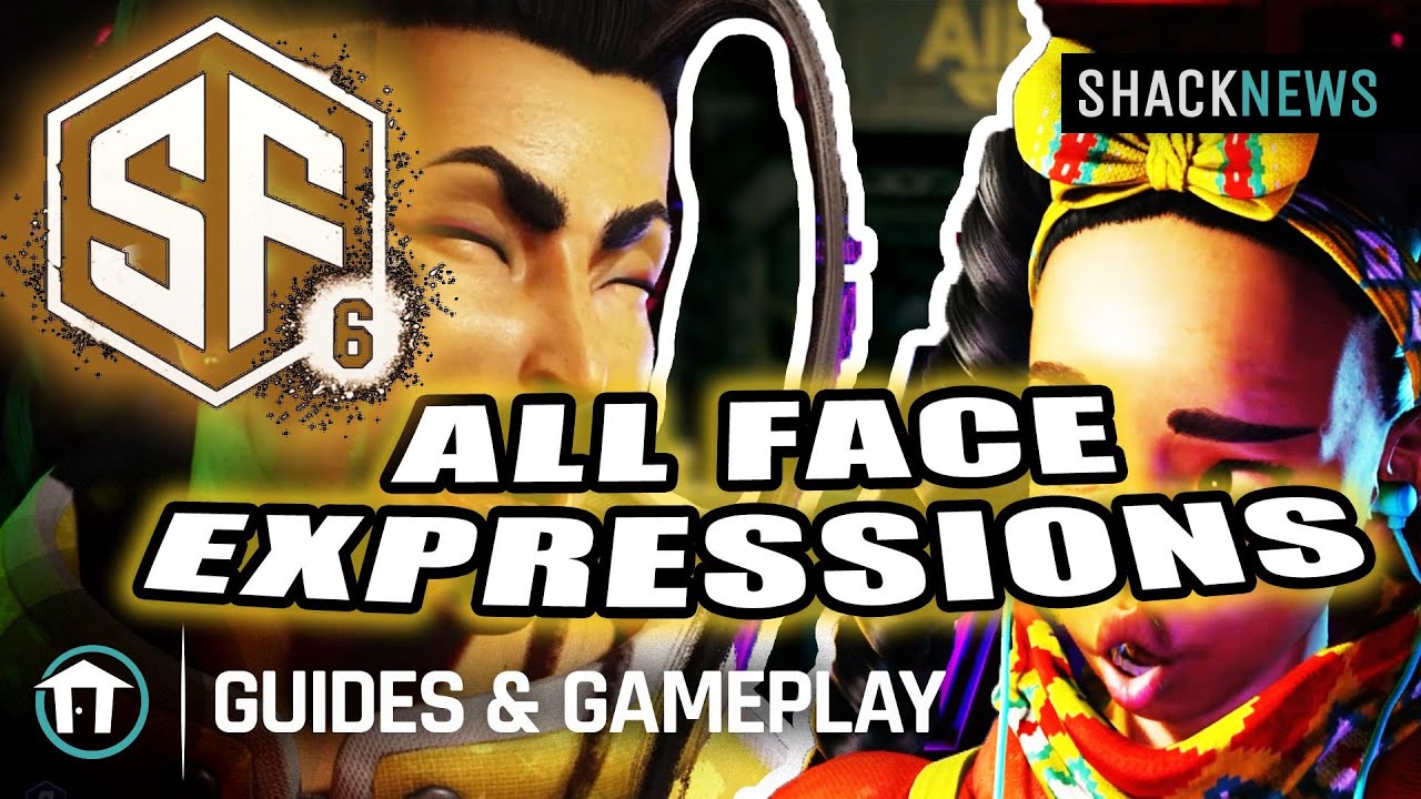 Street Fighter 6 - All Versus Screen Face Expressions - YouTube