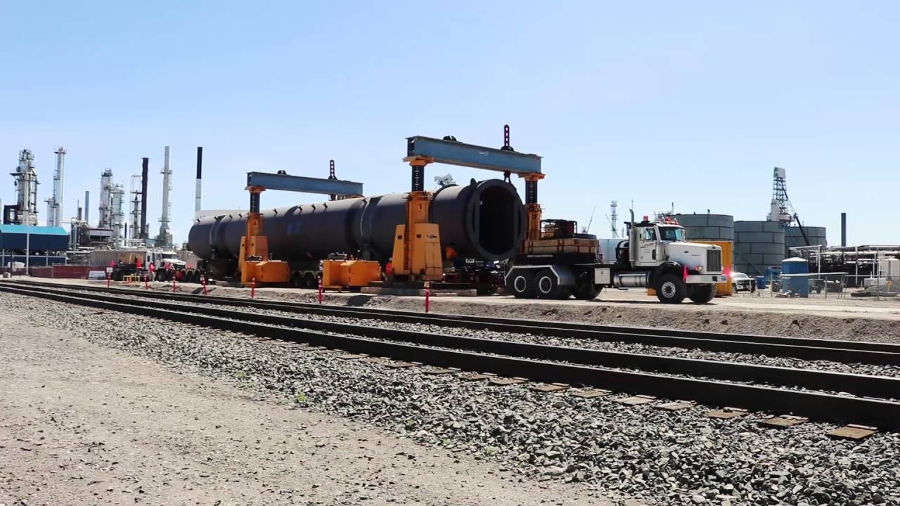 Energy Crane & Rigging - (4) 1 Million Pound Reactors - Gantry & Heavy ...