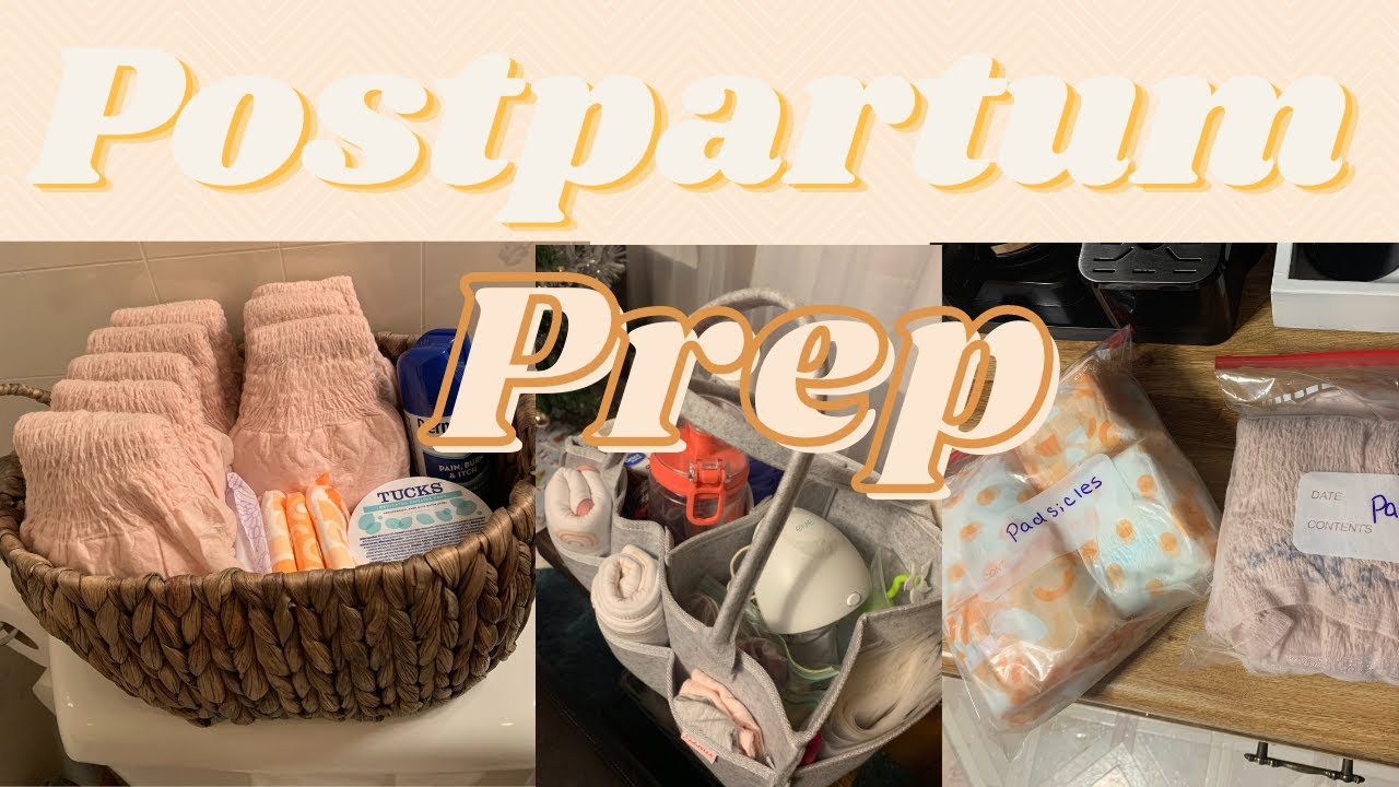 Postpartum Care Setup & Organization | Getting Ready For Postpartum ...