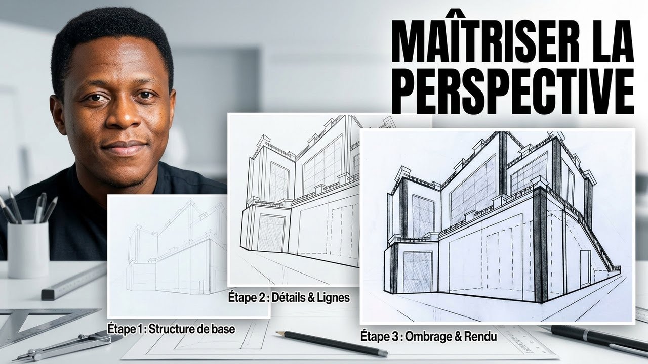 Technique de perspective avancée | Bâtiments à deux points de fuite ...