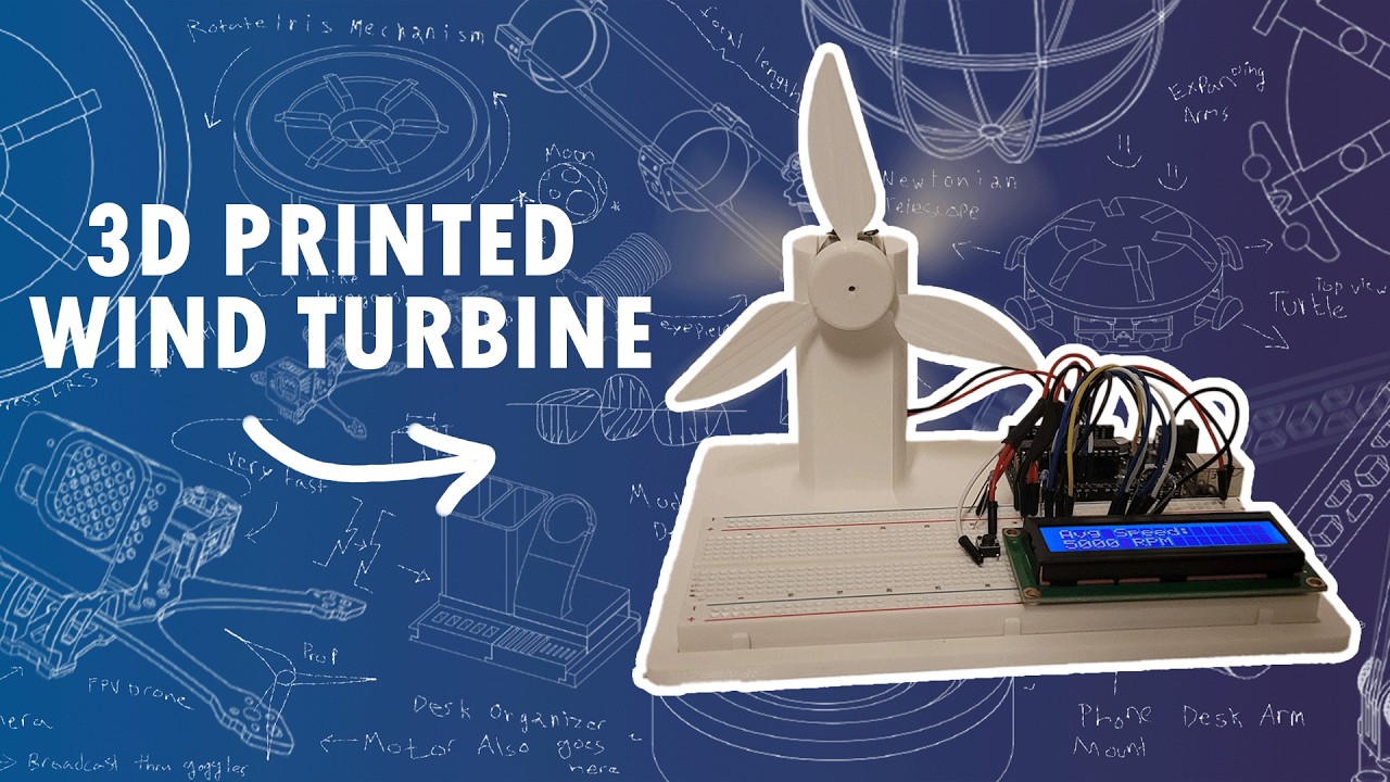3D Printing a Wind Turbine to Save my Grade! - YouTube