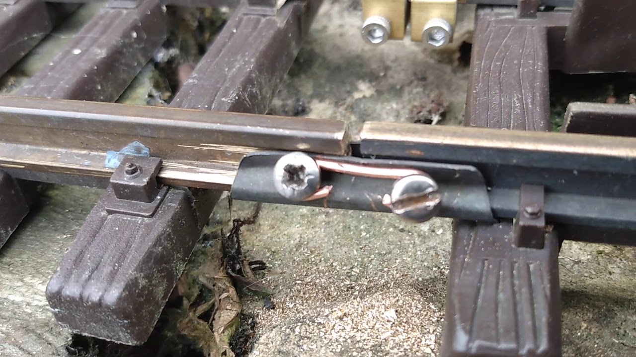 Garden Rail Track Electrical Continuity - YouTube