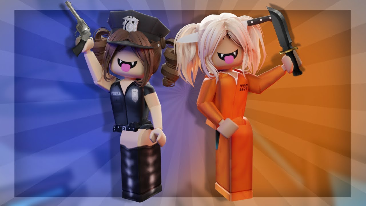 MM2 AS A PRISONER AND COP! (Murder Mystery 2) - YouTube