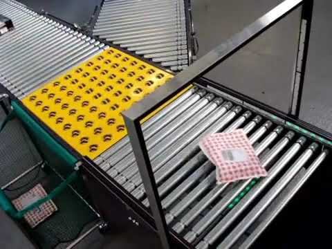3 Way Switch Sorter Conveyor - YouTube