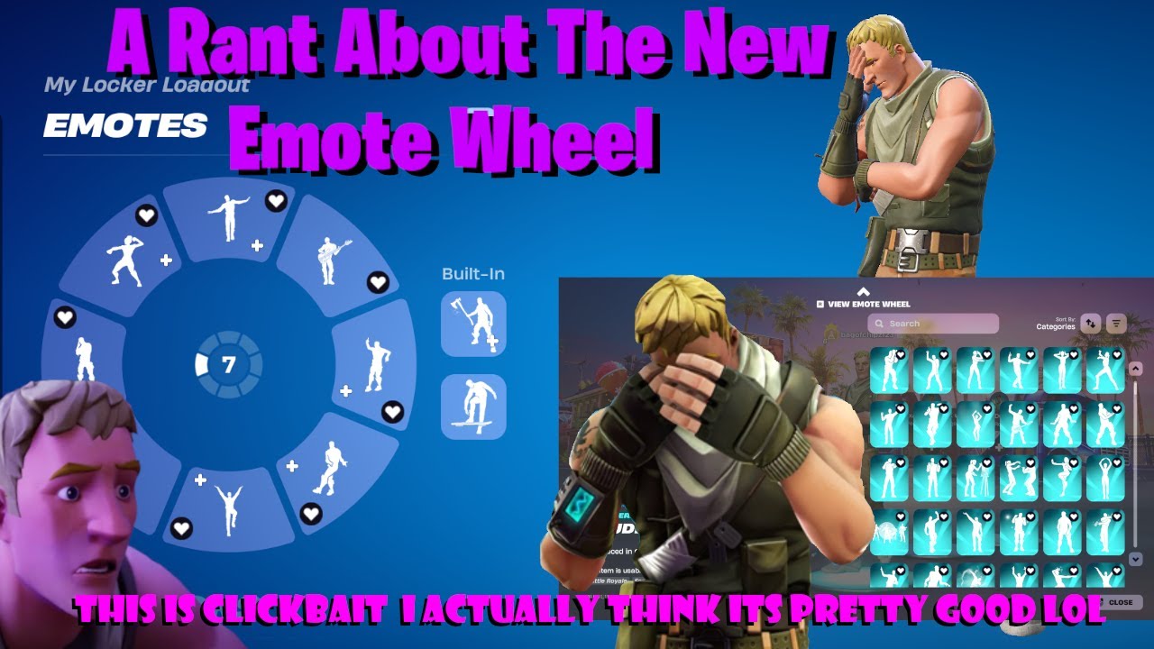 A Rant About The New Emote Wheel - YouTube