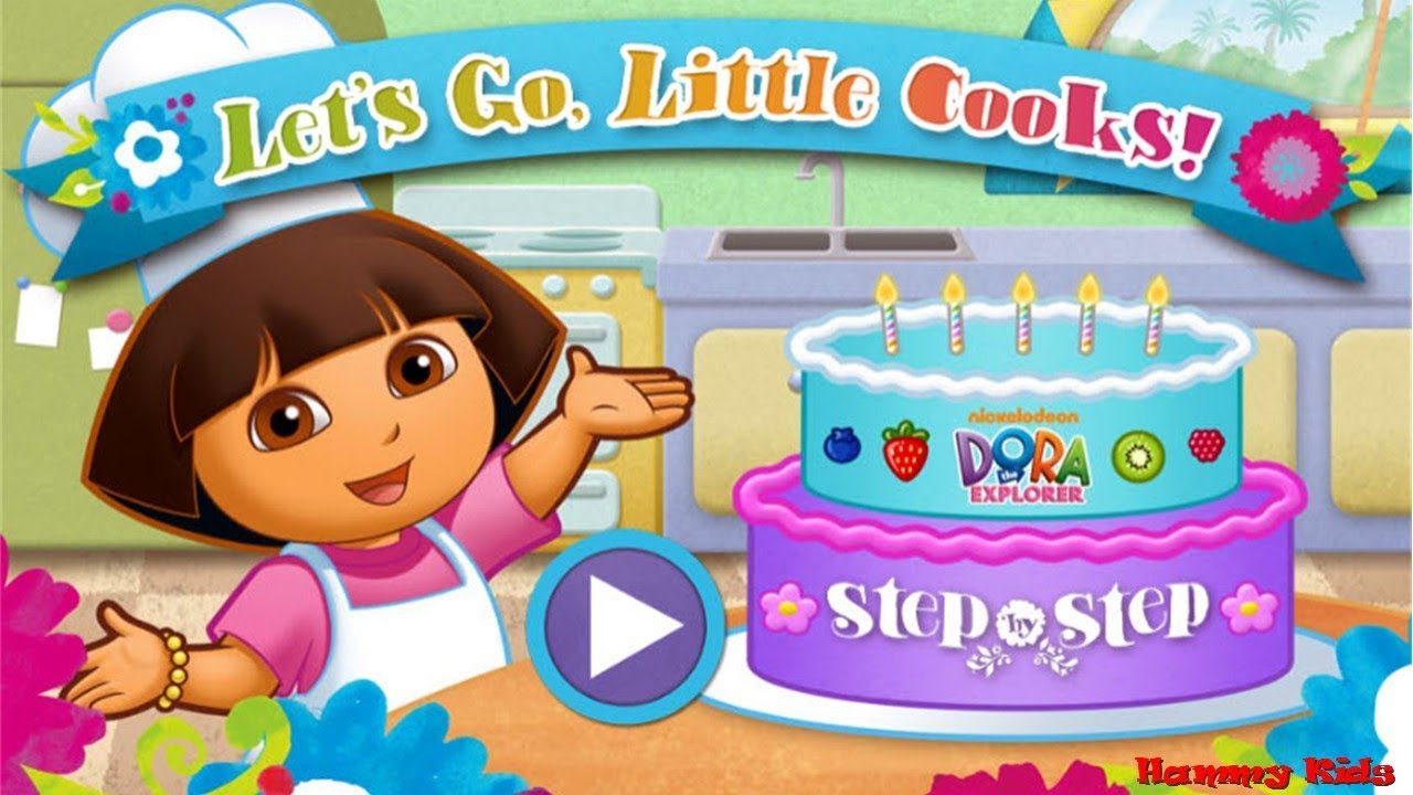 Dora the Explorer Let's Go Little Cooks! Gameplay for Kids - YouTube