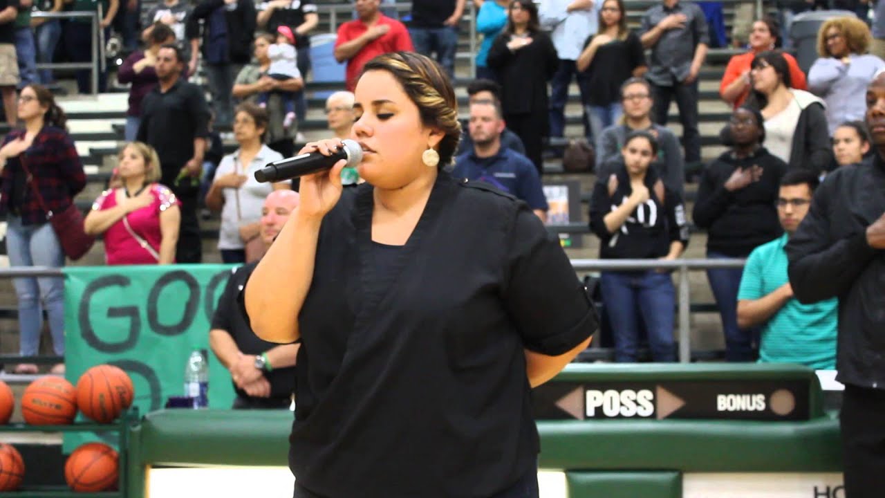 Arlene Rodriguez-National Anthem - YouTube