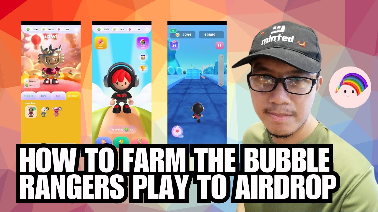 How to farm the $BUBBLE Rangers play to airdrop by Imaginary Ones - YouTube