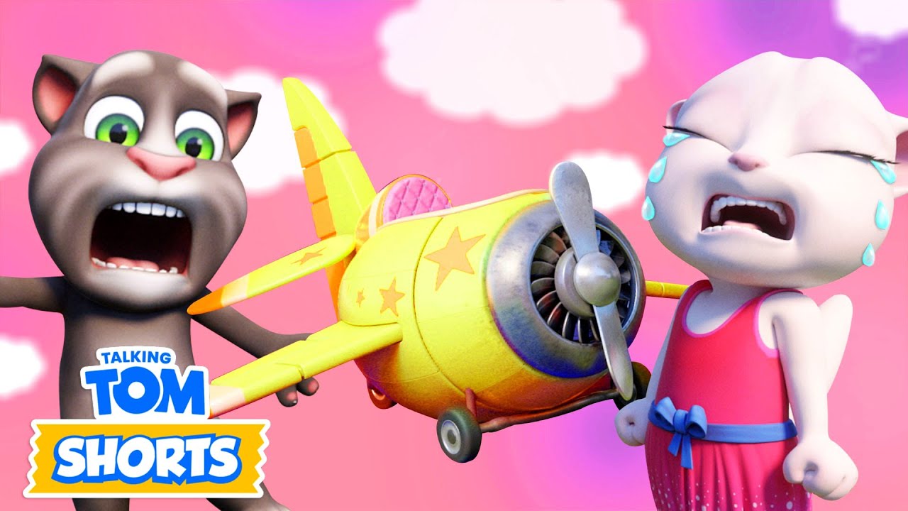 Talking Tom - Angela's Broken Plane ️ Season 2 - Episode 7 ⭐ Cartoon ...