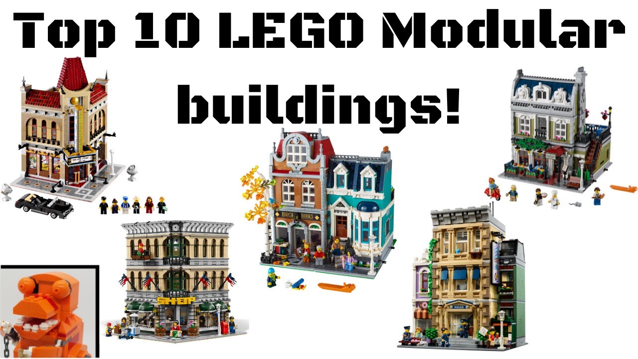 Top 10 LEGO Modular Buildings! Includes Hotel! - YouTube