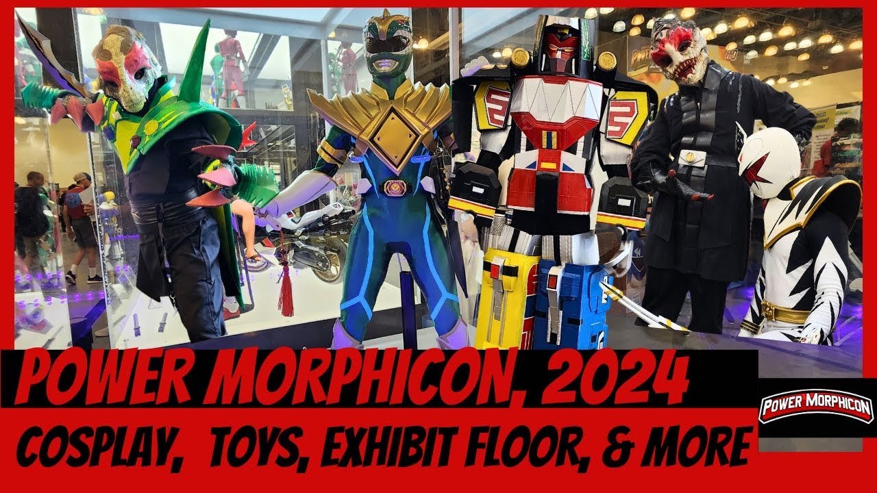 Power Morphicon 2024 Power Rangers Cosplay, Toys & More - YouTube