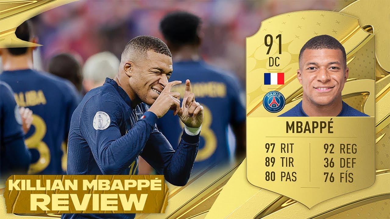 ¡LA MEJOR CARTA DE ORO DEL JUEGO! 🔝 91 KYLIAN MBAPPE FIFA 23 ORO REVIEW ...