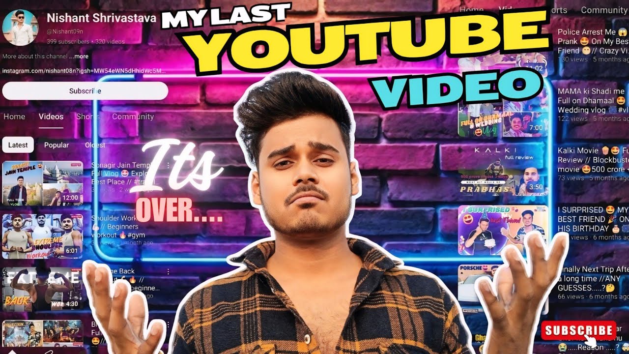 Good Bye 👋 Last YouTube video #lastvideo - YouTube