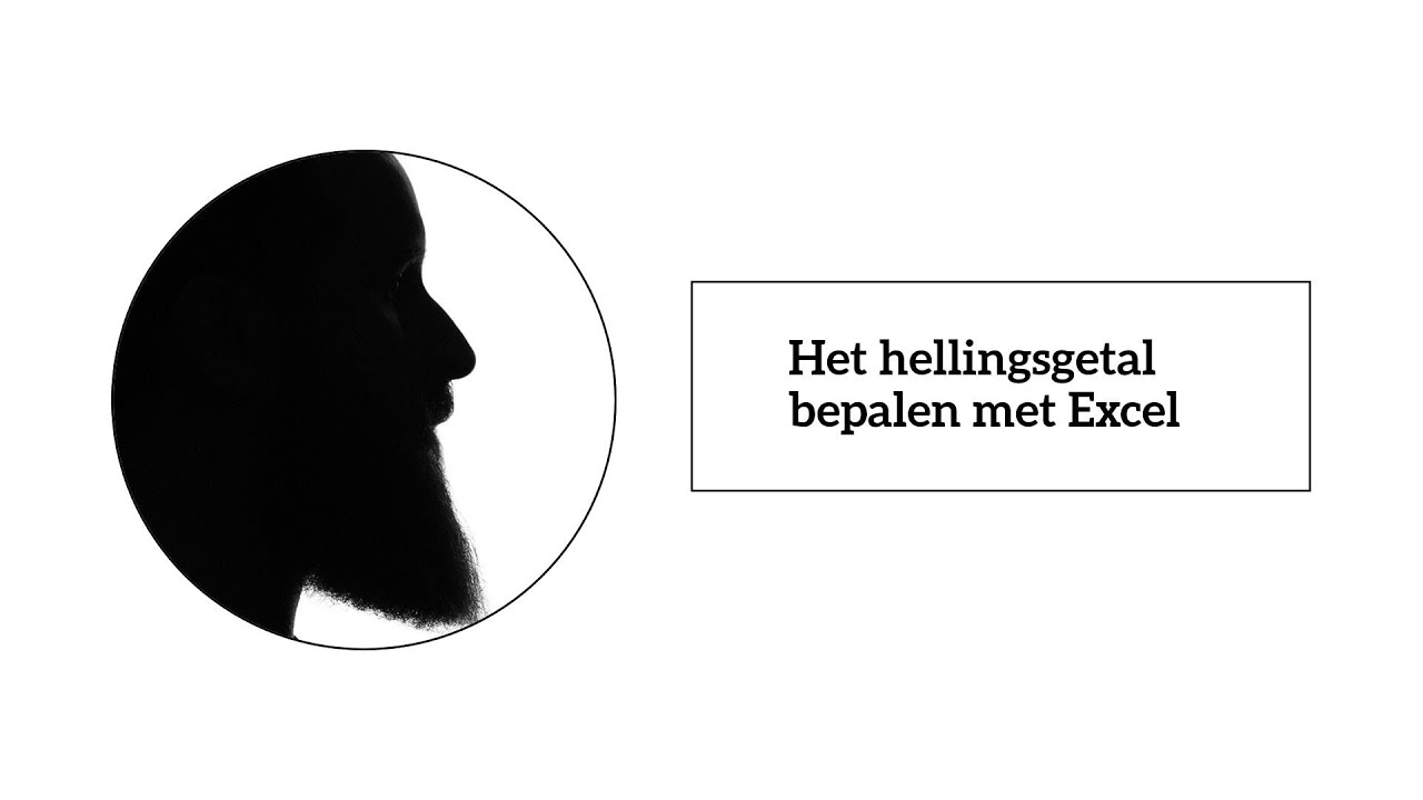 4. Het hellingsgetal bepalen met Excel - YouTube