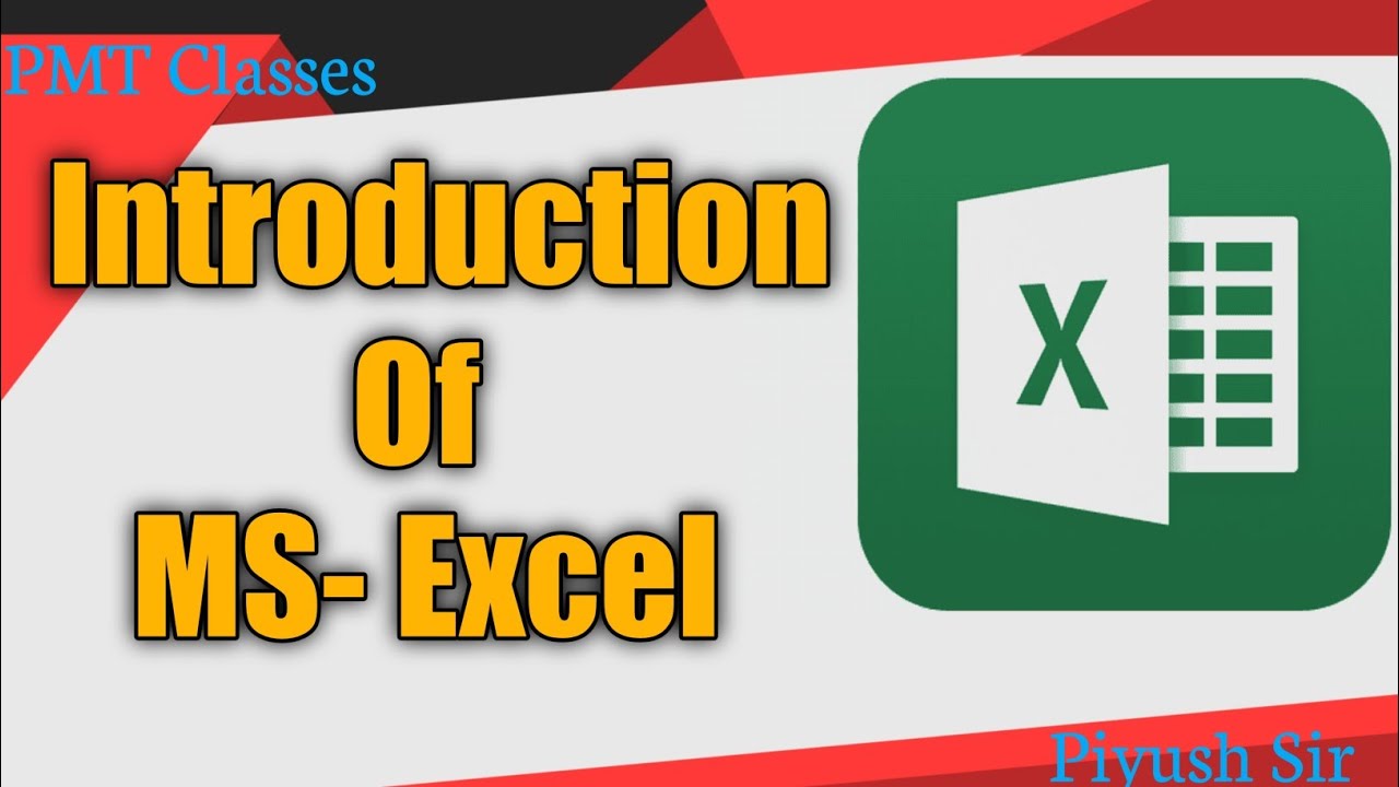What Is MS Excel MS Excel Kya Hota Hai pmt Classs Piyush Tripathi what-is-ms-excel-ms-excel-kya-hota-hai-pmt-classs-piyush-tripathi
