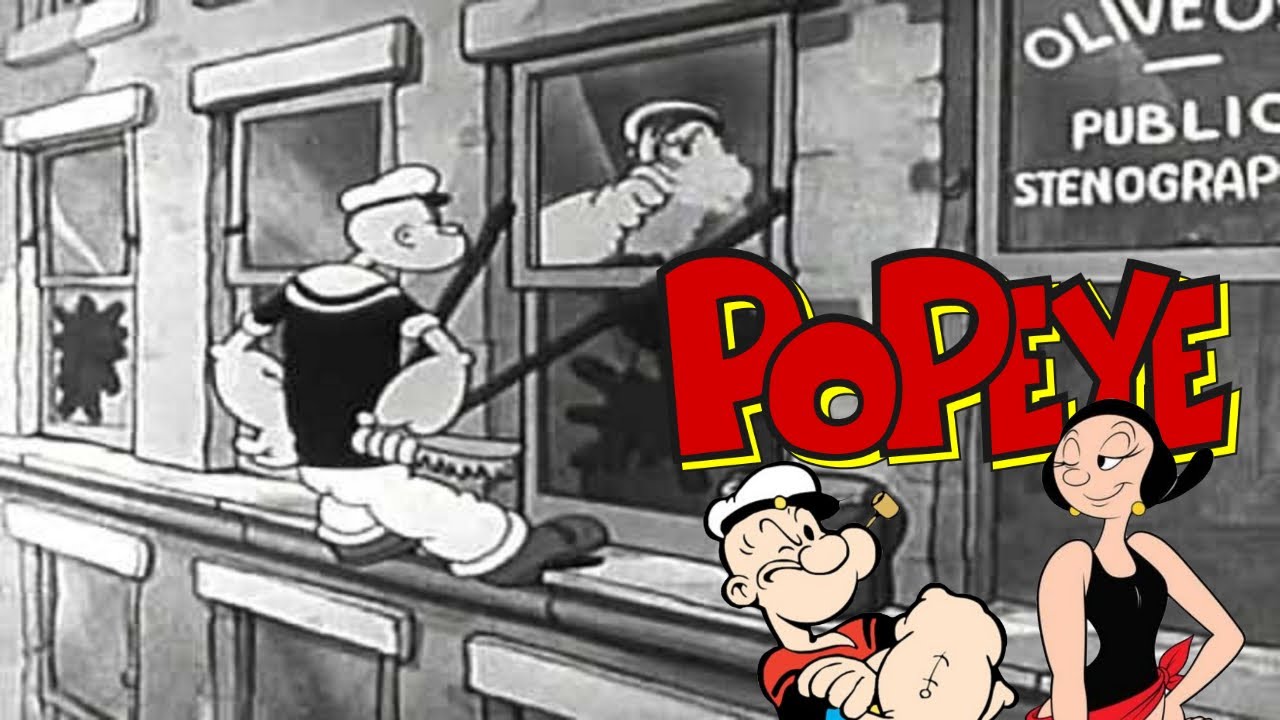 Popeye the Sailor Man ⚓ The Paneless Window Washer - YouTube