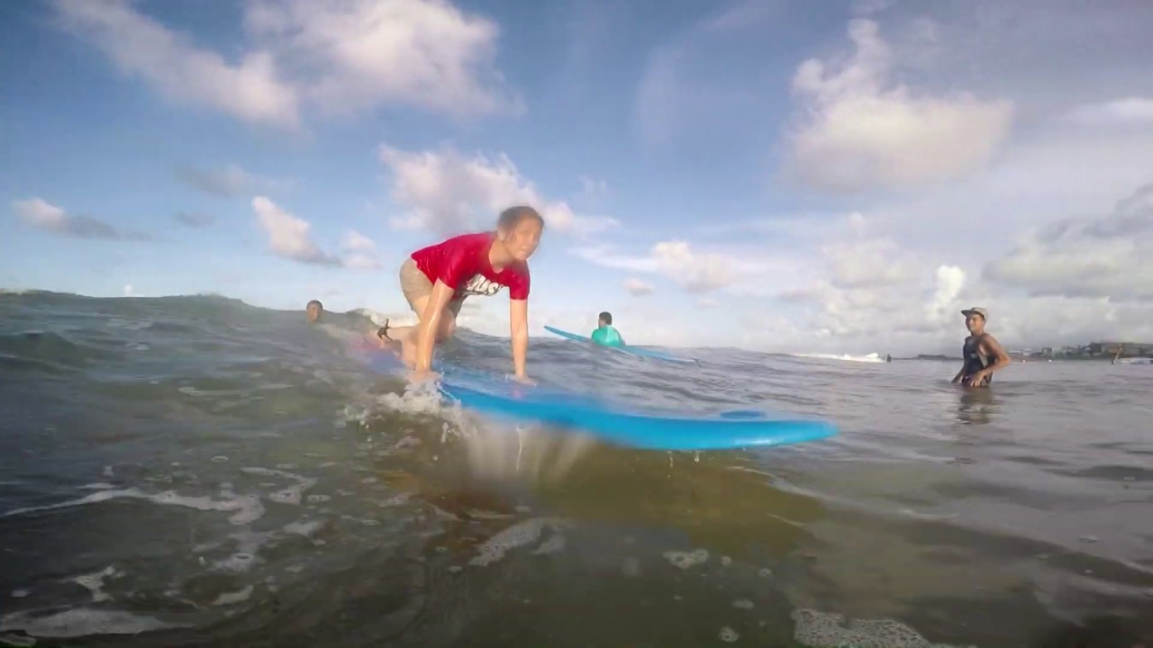 Learn to Surf at Bagasbas Beach - YouTube