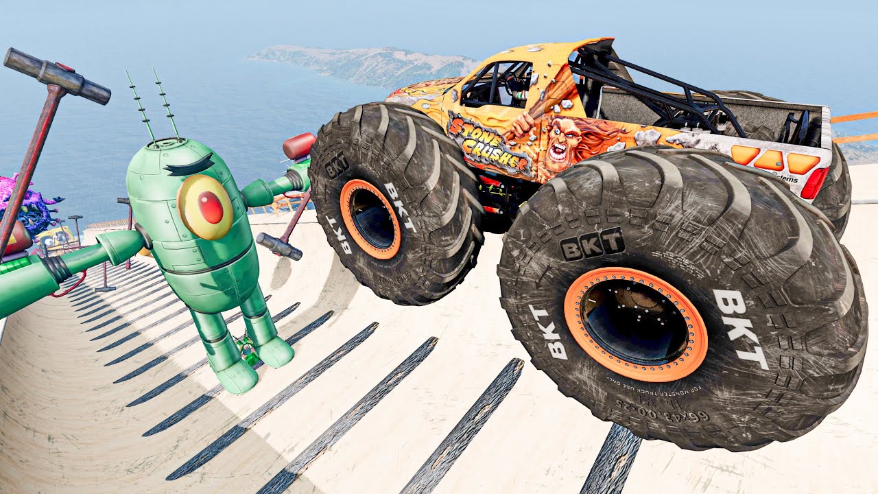 Crash & Smash Show - Cool Car Mods Monster Trucks Satisfying Crashes ...