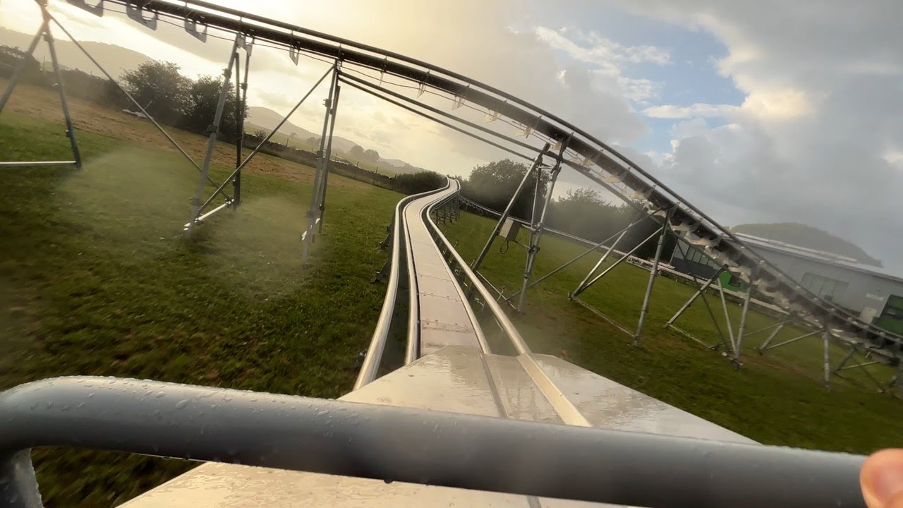 Wir fahren den Wiegand Coaster Kart Testaufbau im Werk von Wiegand ...